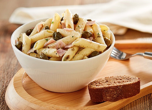 Recipe Pasta con jamón y alcaparras - Fritz